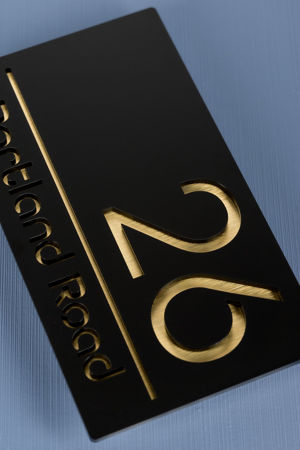 Floating Door Address Sign, Decorative Number Signs, Contemporary House ...