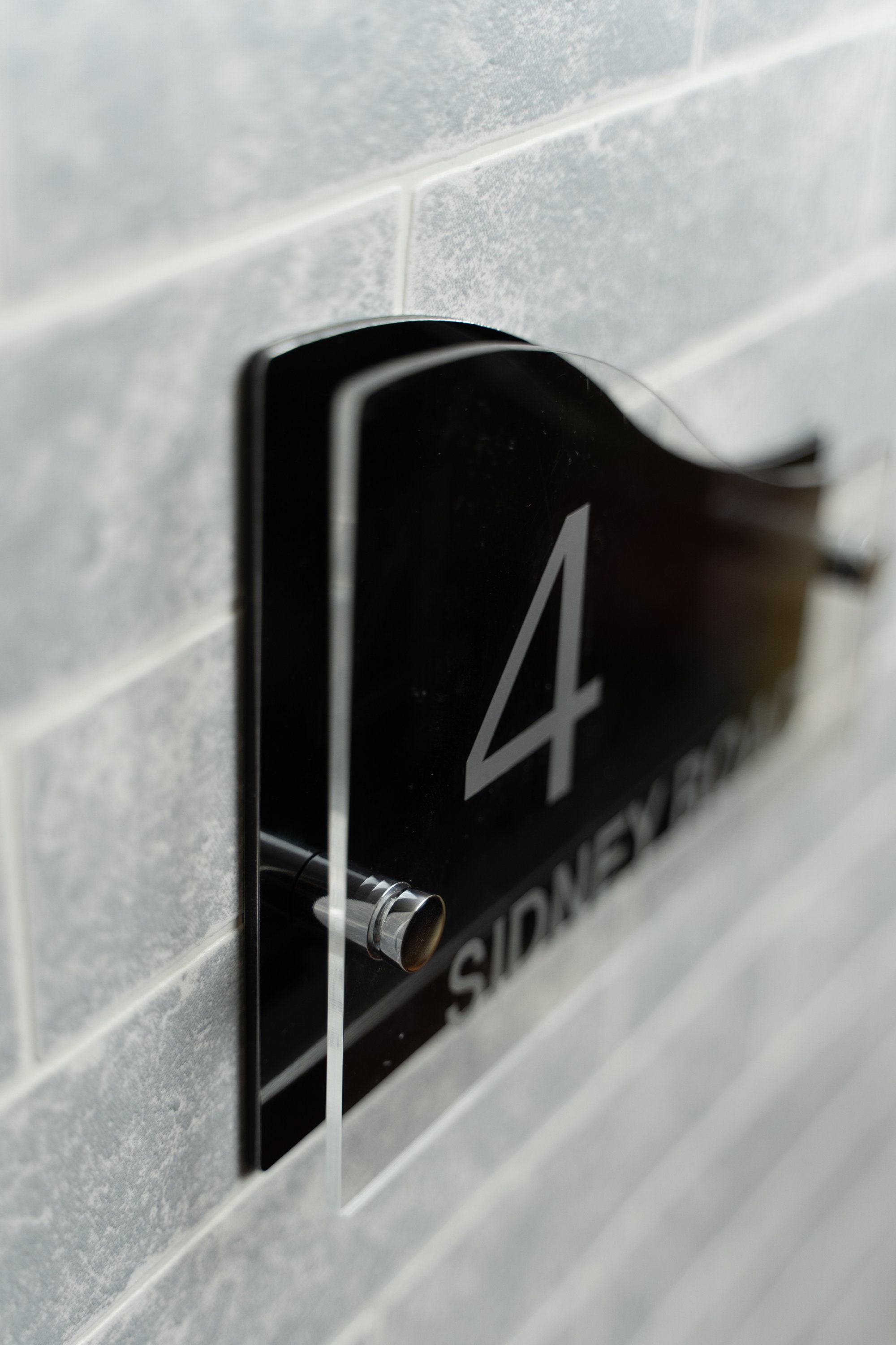 Contemporary House Sign, Modern Door Number, Decorative Number Signs ...