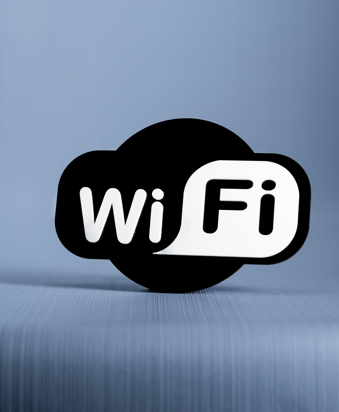 Acrylic Wifi Sign, Wifi Sign, 3D Sign Custom, Wifi Signs Airbnb, 3D ...