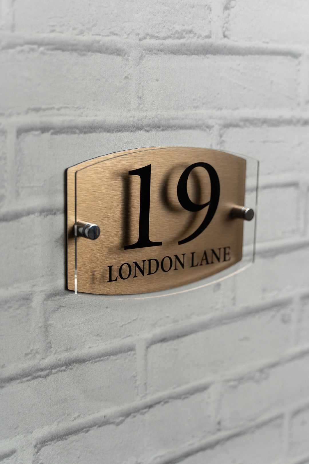 Decorative Number Signs, House Numbers Signs, Modern Door Number, Front ...