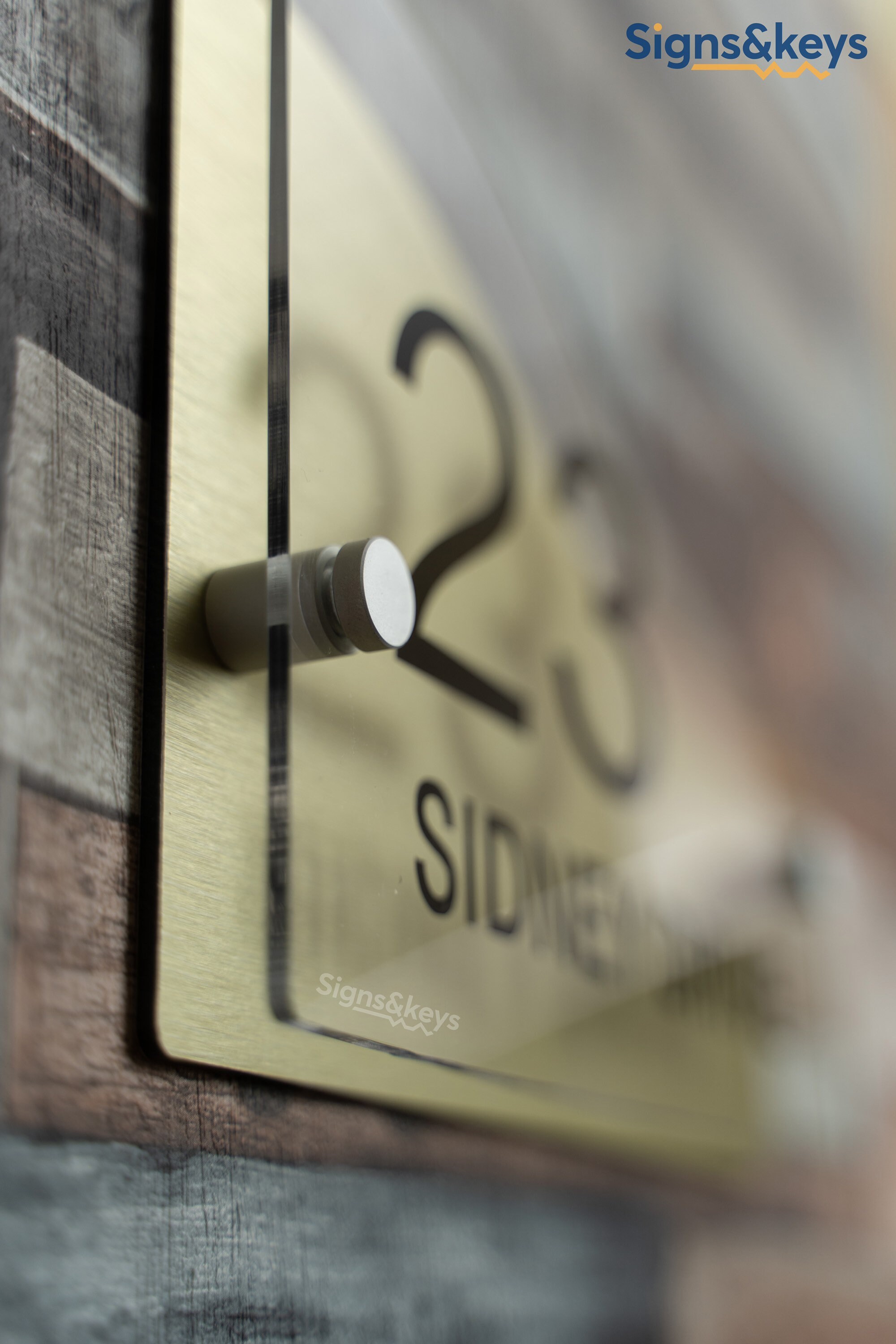 Modern Contemporary House Number Sign - Etsy