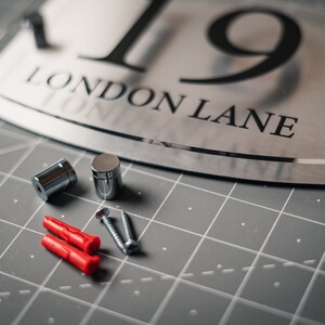 Contemporary House Sign, Modern Door Number, Decorative Number Signs ...