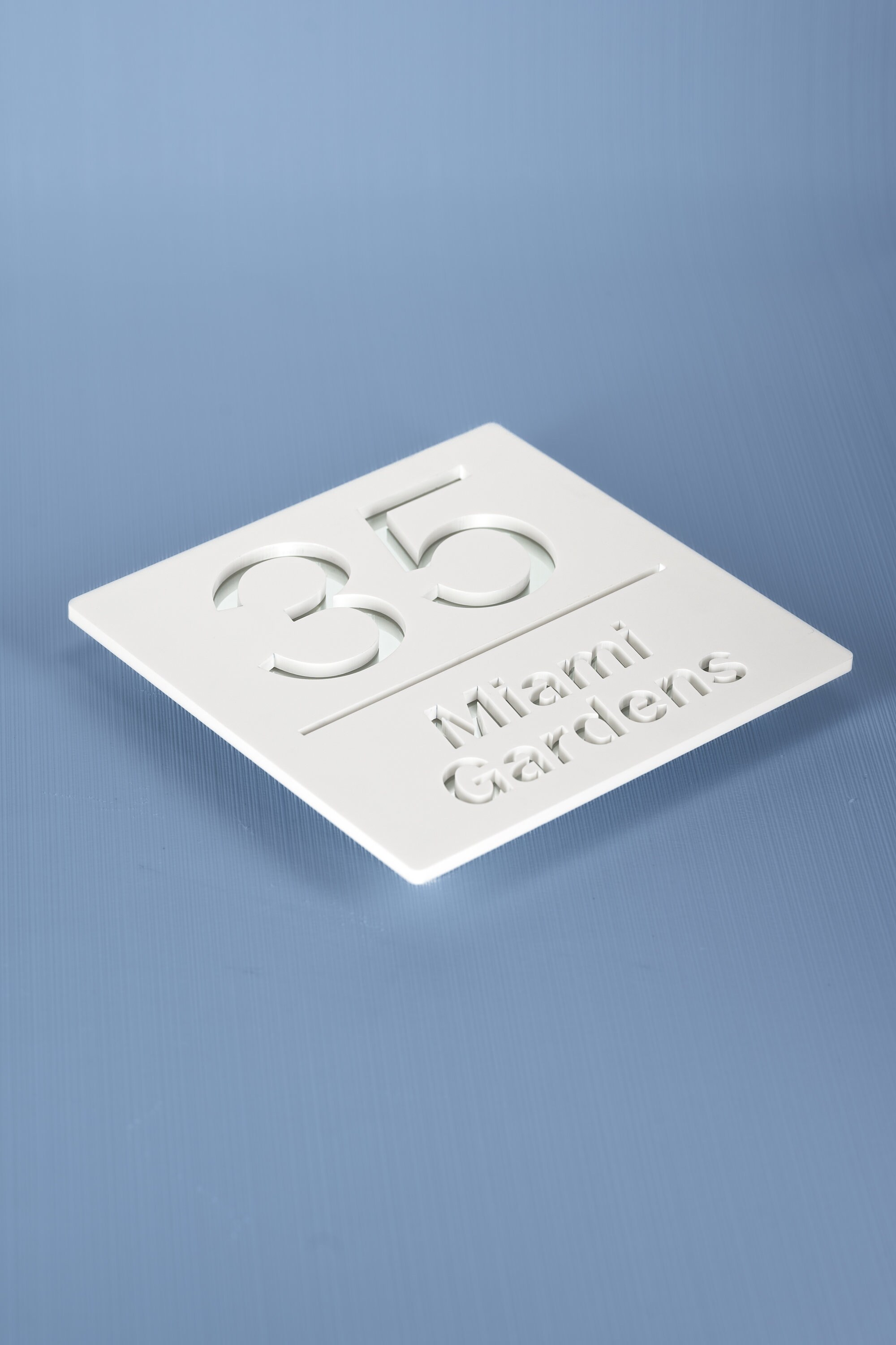 Floating House Sign, Door Numbers Plaque, Floating Door Address Sign ...