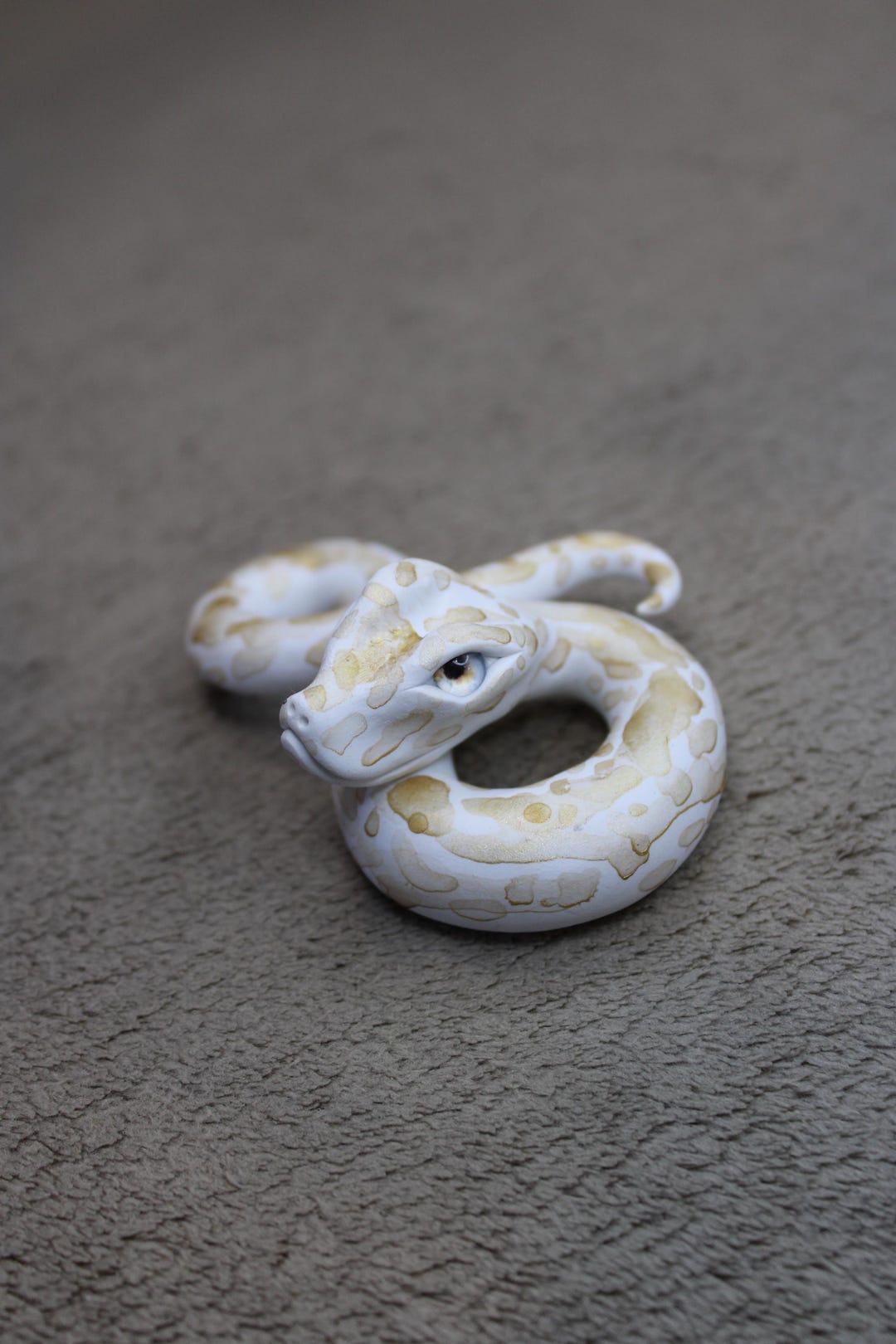Polymer Clay Snake Sculpture - Etsy