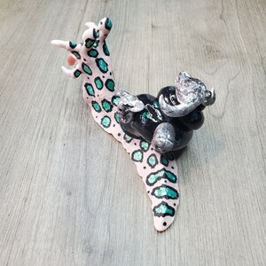 Hand Sculpted Alien Snail With Shell and Skulls - Etsy