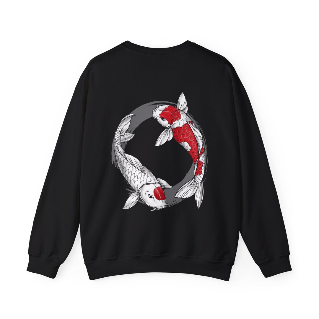Koi Fish Crewneck Sweatshirt - Etsy
