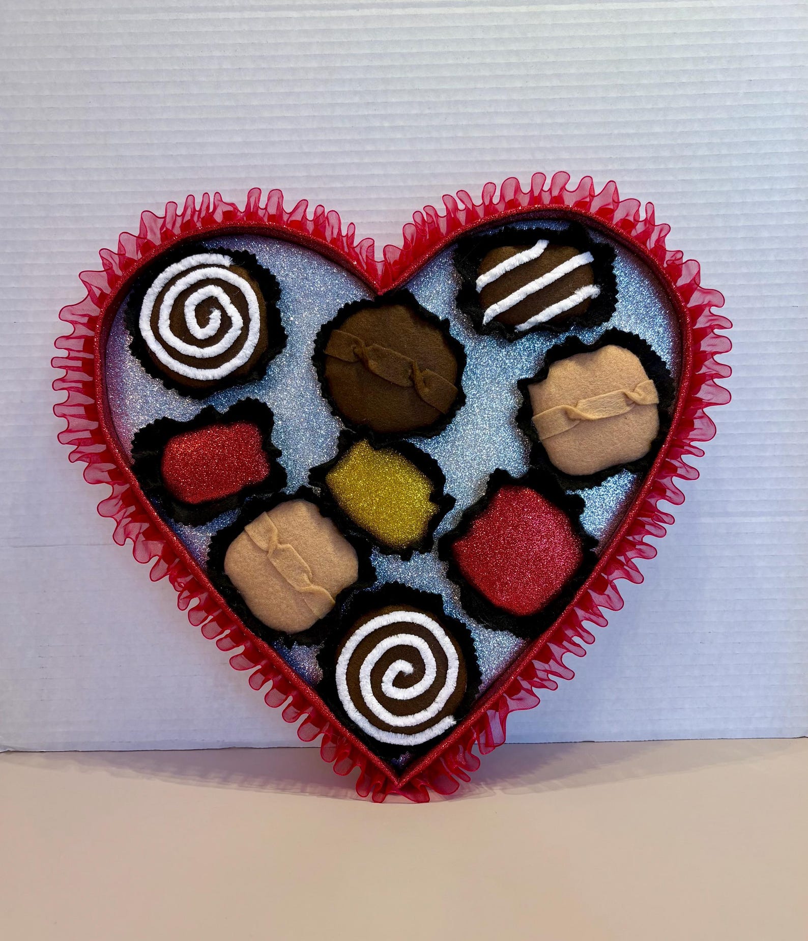 Valentine Faux Chocolate Box Wreath Attachment - Etsy