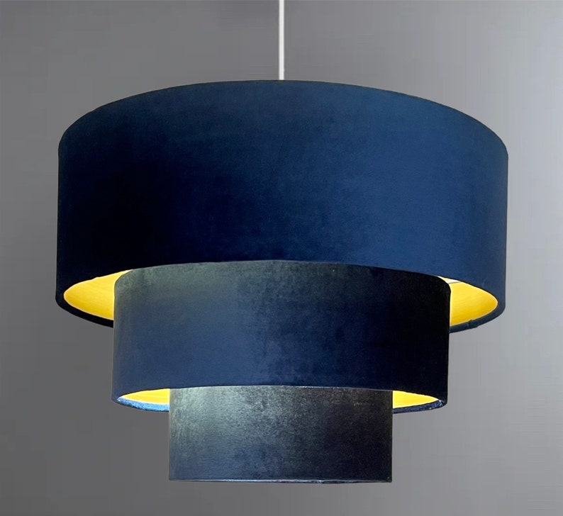 New HQ Three Tier Pendant Shade Ceiling Lamp Shade Made With - Etsy