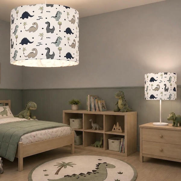 Dinosaur Lamp Shade - Etsy UK