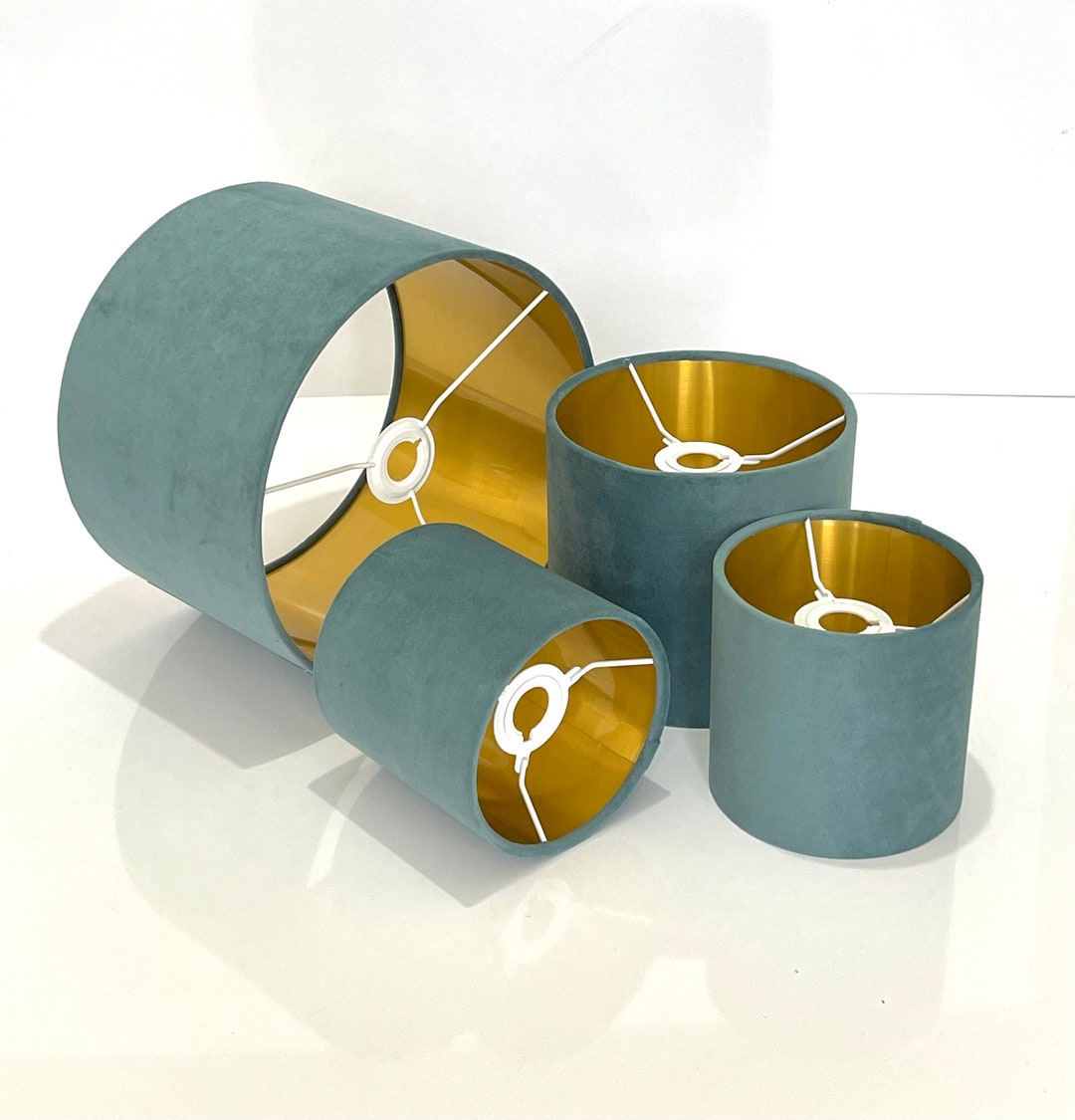 New Luxury Velvet Upholstery Velvet Lamp Shade and Pendant Light Shade ...