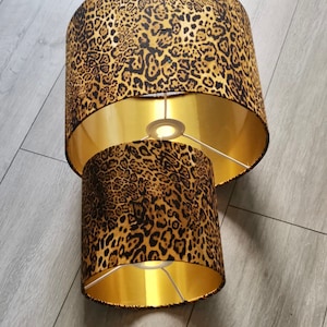 New HQ Luxury Leopard Skin Print Lamp Shade and Pendant Light Shade ...