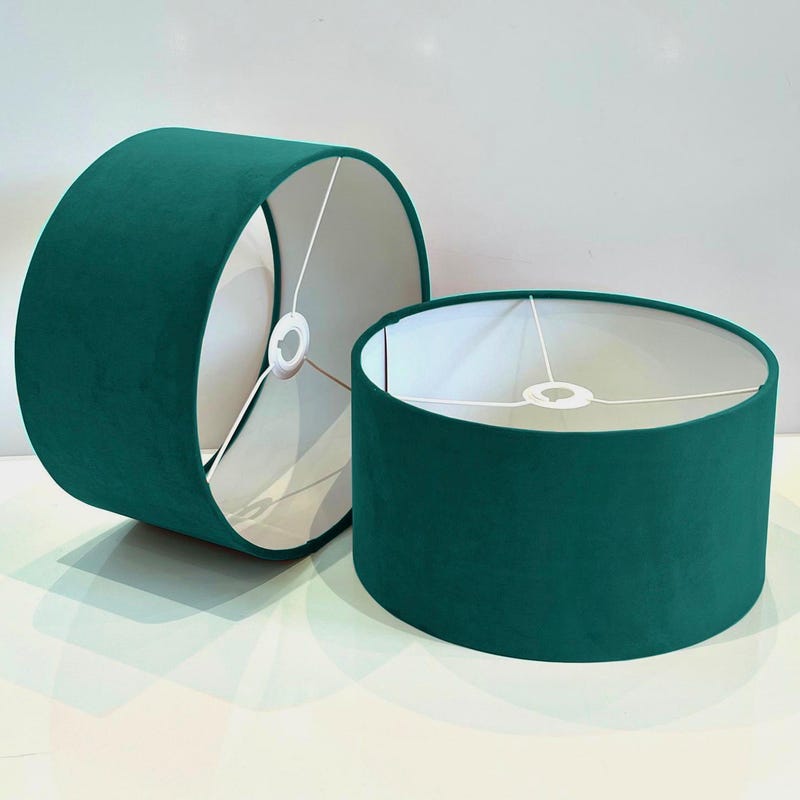 Teal Lampshade - Etsy