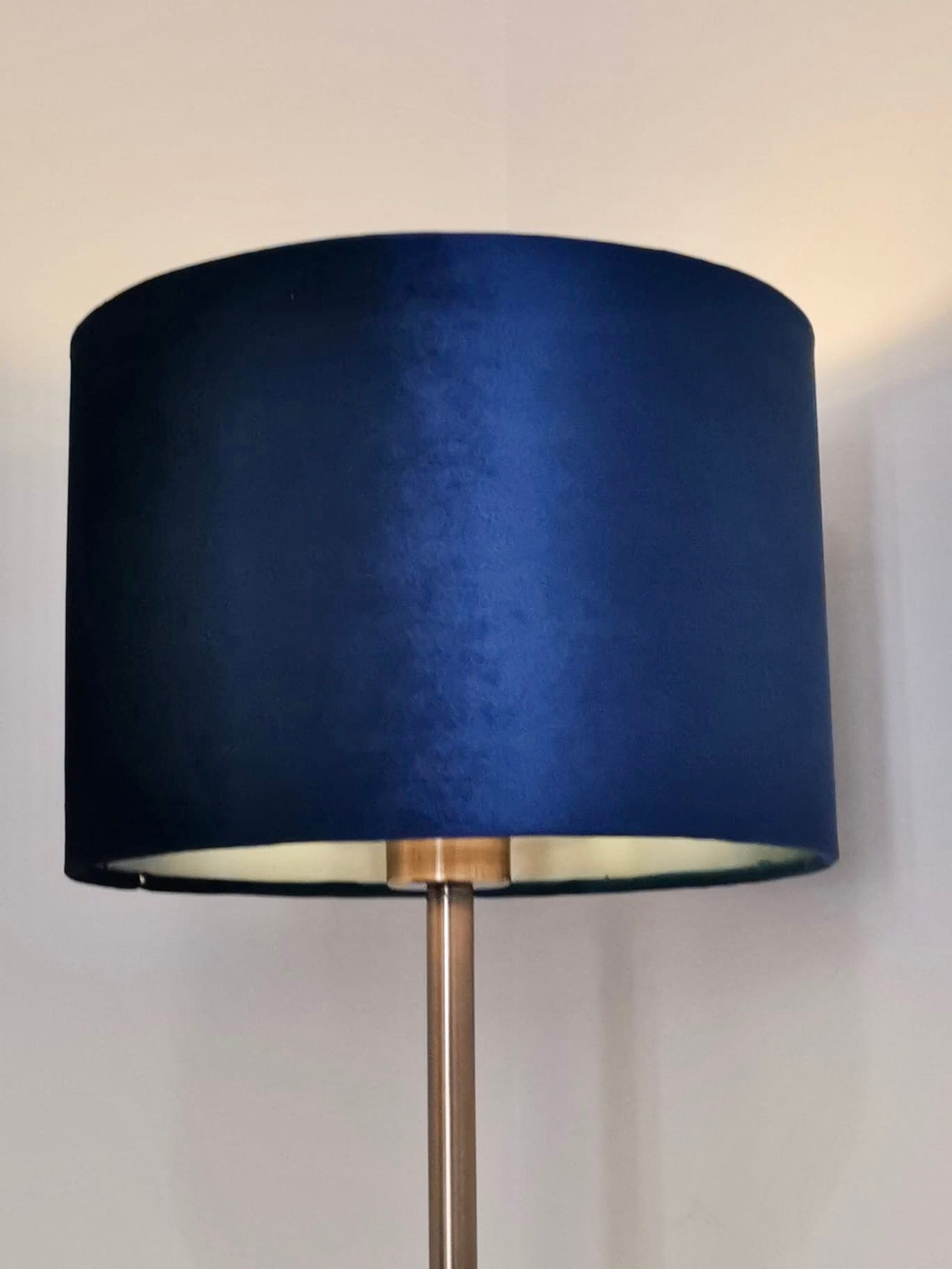 New Luxury Velvet Navy Blue Lamp Shade and Pendant Light Shade With ...