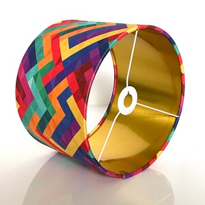 New Luxury Multi Colour Geometric Pattern Lamp Shade Pendant Light ...