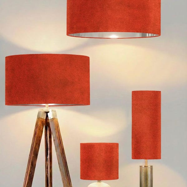 Orange Lamp Shade - Etsy UK