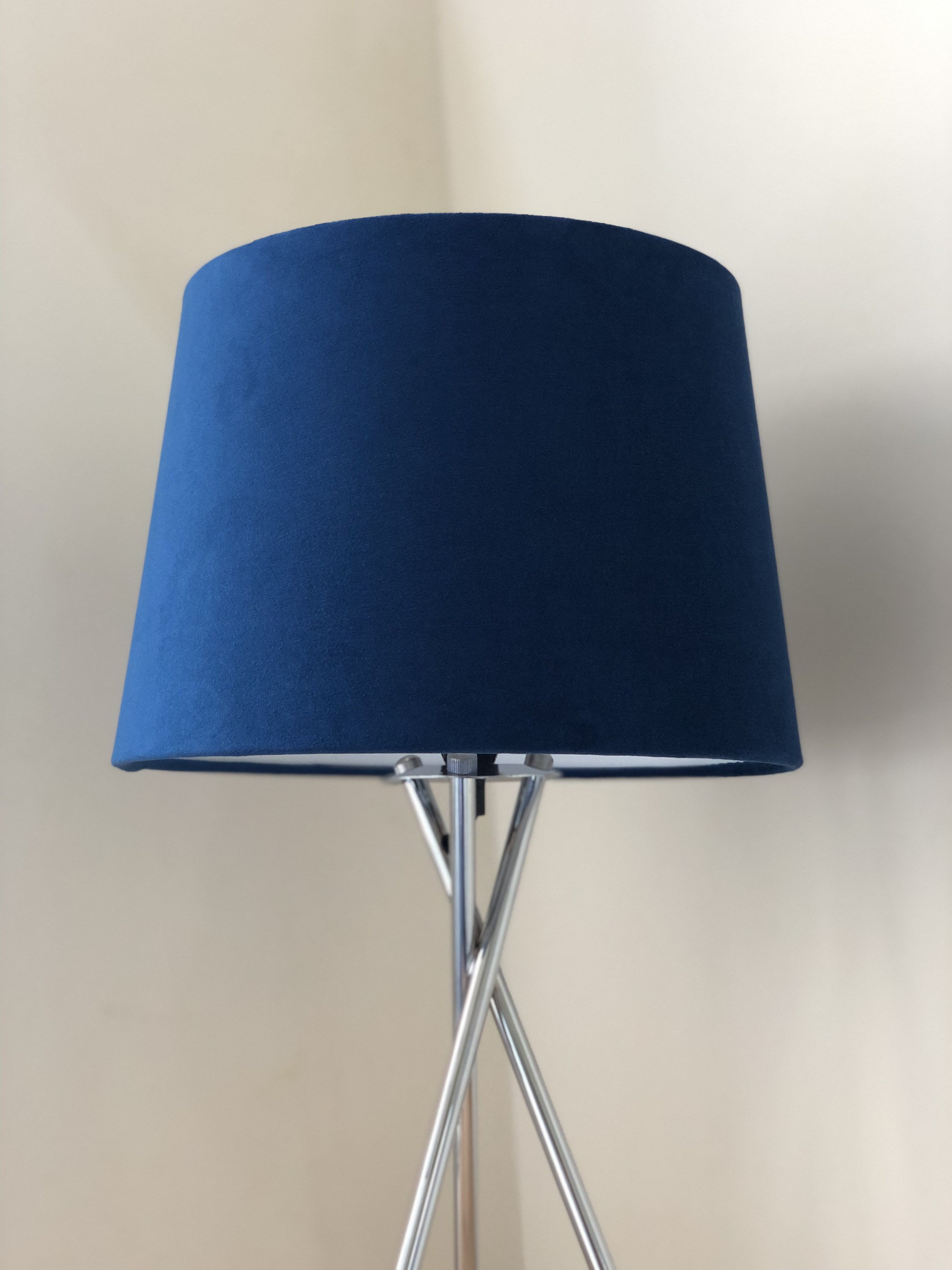 New HQ Modern Royal Blue Soft Velvet Table and Ceiling Lamp Shade ...