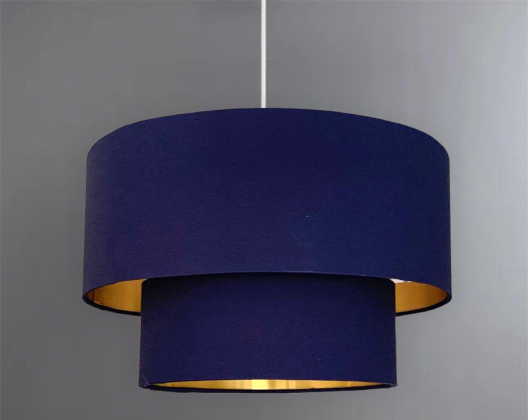 New HQ Luxury Two Tier Lamp Shade Pendant Light Shade Ceiling Lamp ...