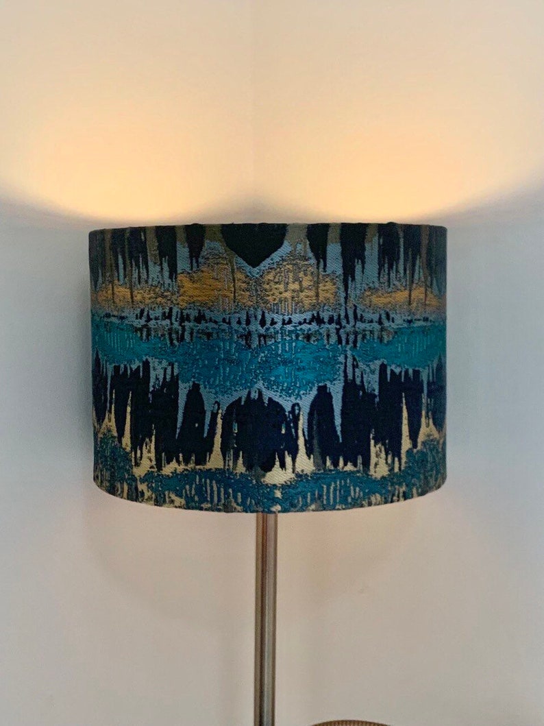 New Luxury Premium Quality Drum Abstract Design Lamp Shade | Etsy UK