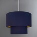 New HQ Luxury Two Tier Lamp Shade Pendant Light Shade Ceiling Lamp ...