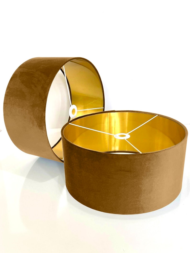 New Luxury Velvet Upholstery Velvet Lamp Shade and Pendant Light Shade ...