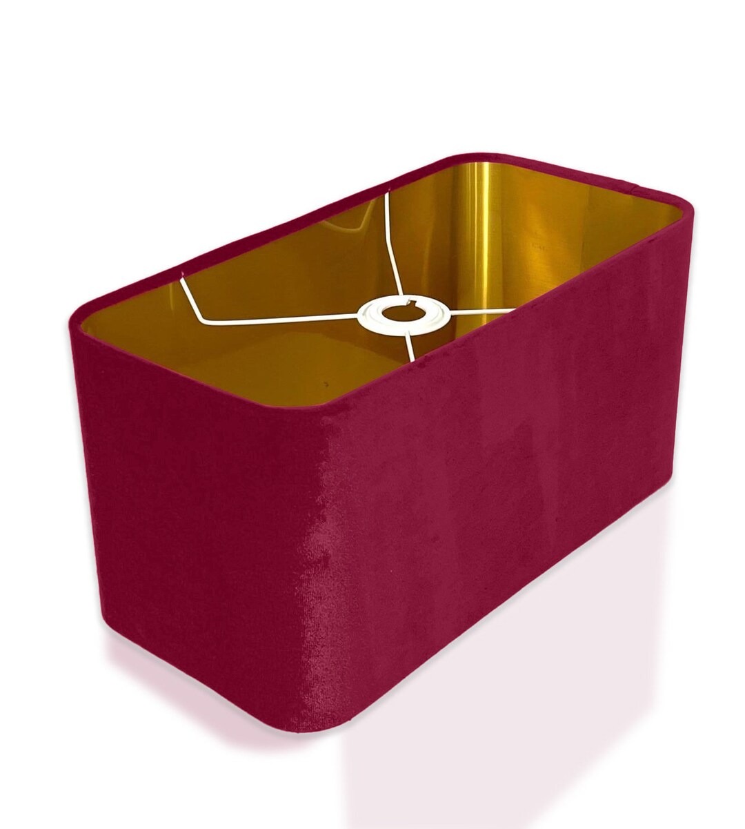 New Made to Order Cranberry Red Velvet Lamp Shade and Pendant Light ...