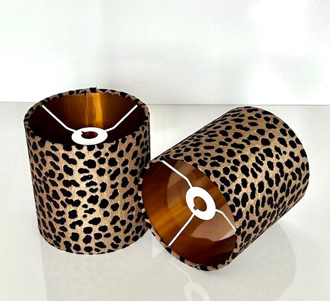 New Luxury Premium Quality Velvet Bronze Leopard Skin Design - Etsy