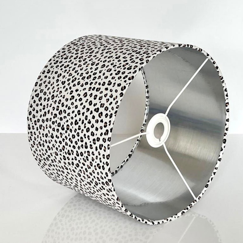 Mini Leopard Fabric Lamp - Etsy UK