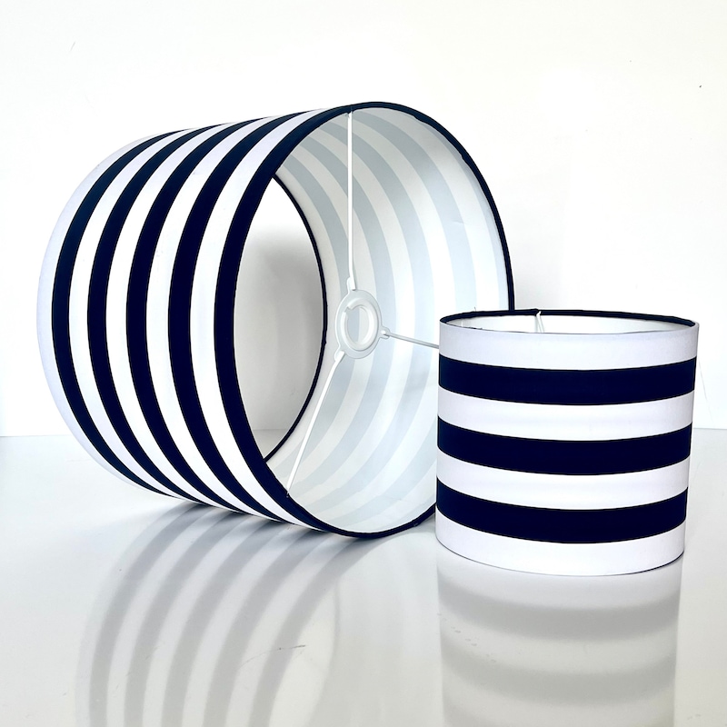 Stripe Pendant Light Shade - Etsy UK