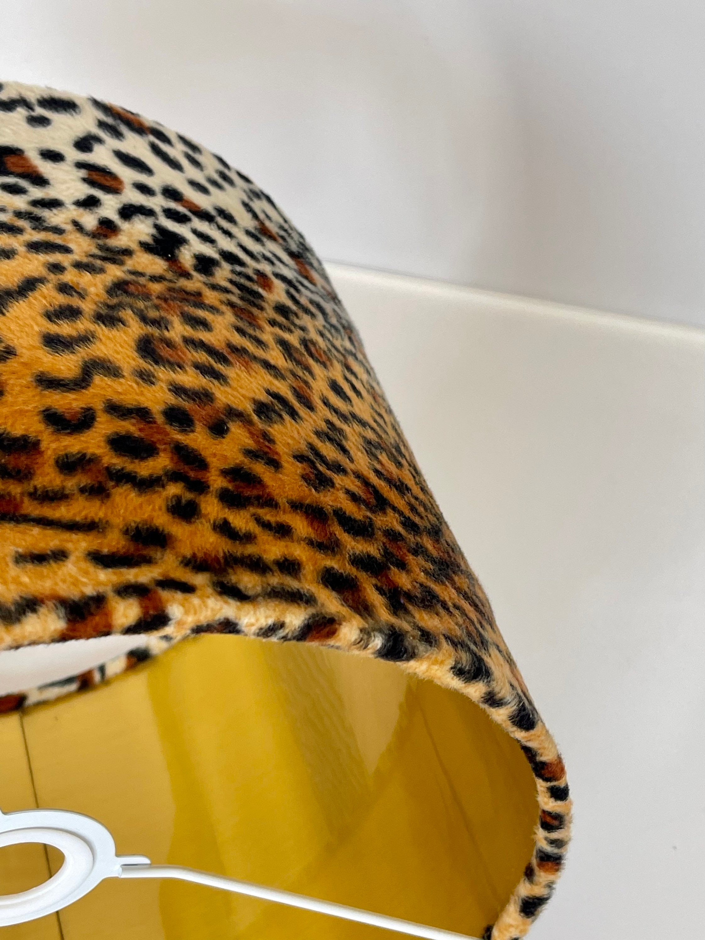 New Luxury Premium Quality Velvet Realistic Leopard Skin Design Lamp ...