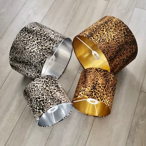 New HQ Luxury Leopard Skin Print Lamp Shade and Pendant Light Shade ...