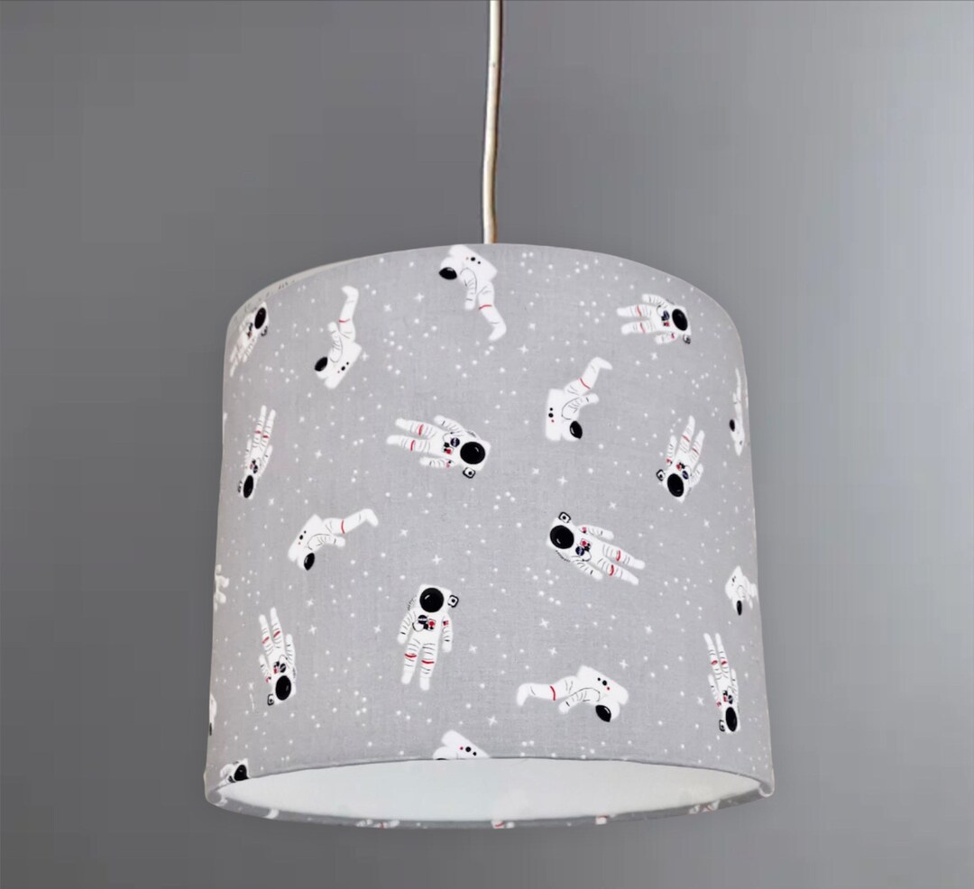 New Handmade Made by Order Children Room Nasa Astronaut in Space Lamp ...