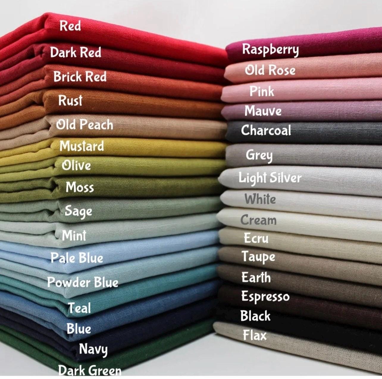 New Luxury High Quality Linen Fabric Mocha Dark Brown Rounded ...