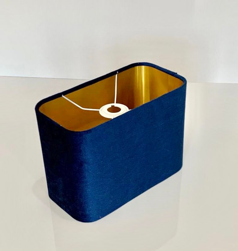 New Luxury Velvet Navy Blue Lamp Shade and Pendant Light Shade - Etsy UK