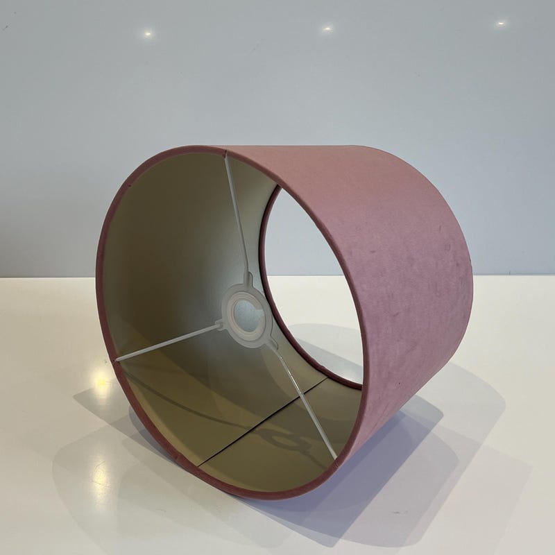 Rose Velvet Lamp Shade - Etsy UK