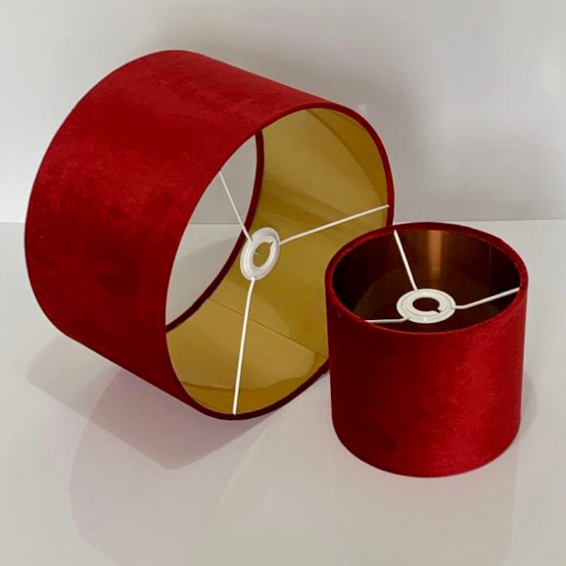 Silver With Red Fabric - Etsy UK