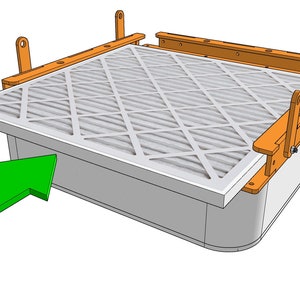 Box Fan Filter Holder Digital Files 20inch CNC, Laser and PDF Bundle - Etsy
