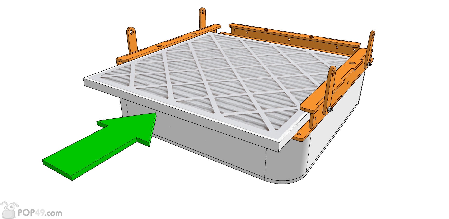 Box Fan Filter Holder Digital Files 20inch CNC, Laser and PDF Bundle - Etsy