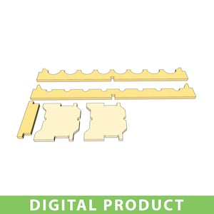 Wine Rack SVG File, DIY Woodworking Plans, Printable Wine Rack Template ...