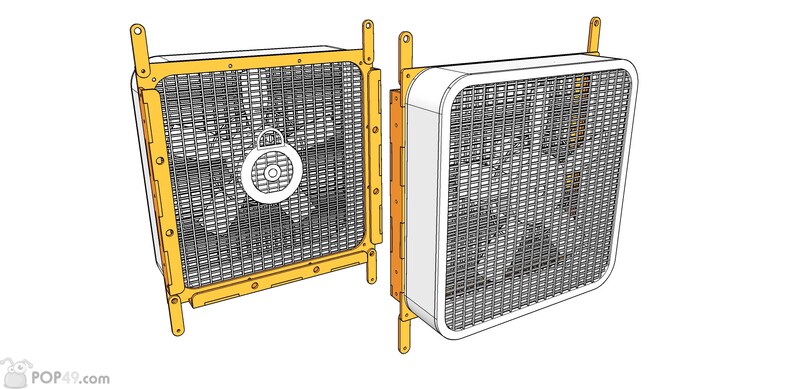 Box Fan Filter Holder Digital Files 20inch CNC, Laser and PDF Bundle - Etsy