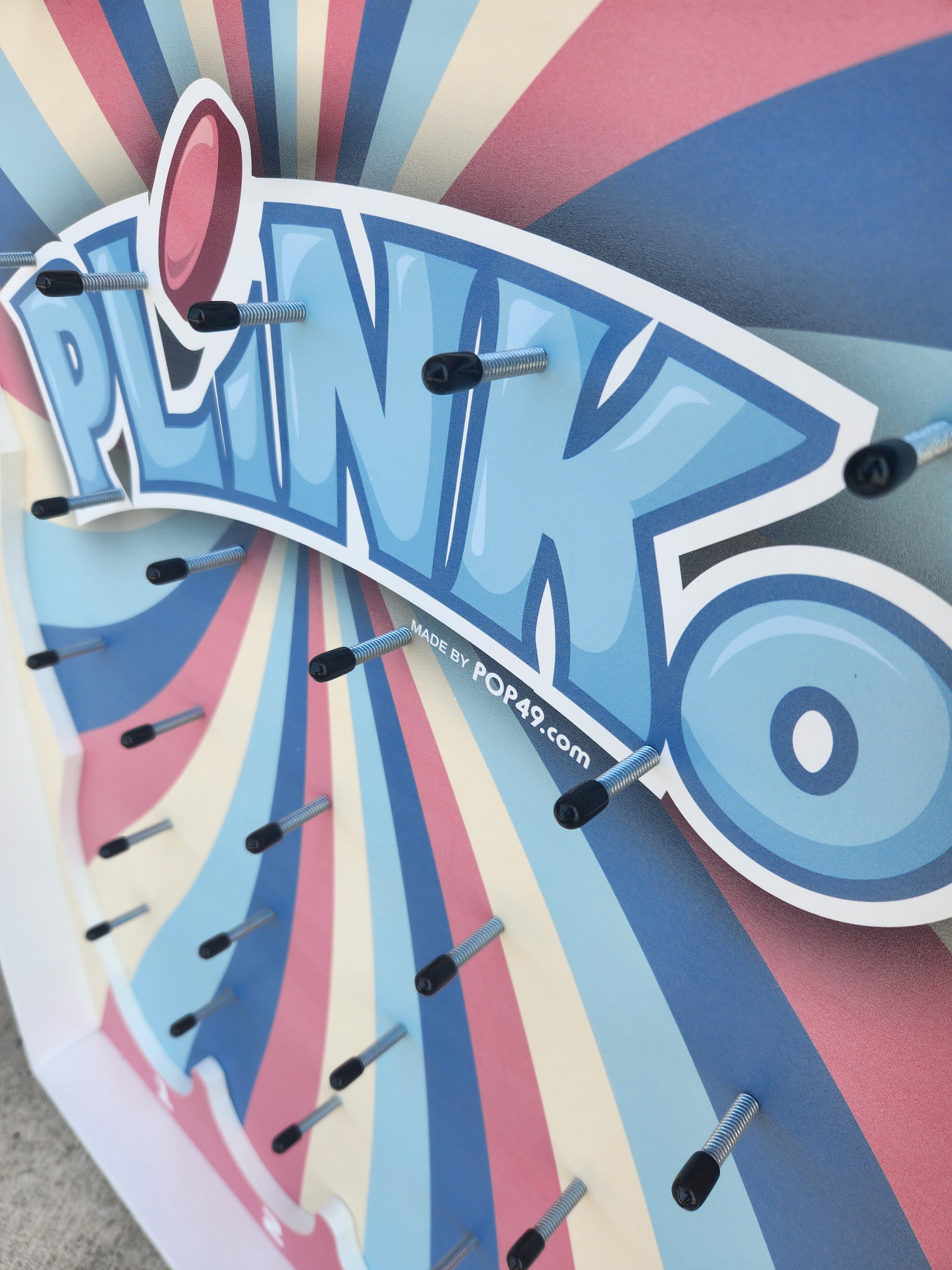 Your Logo Table Top Plinko Game Kit With Prize Board and Pucks ...