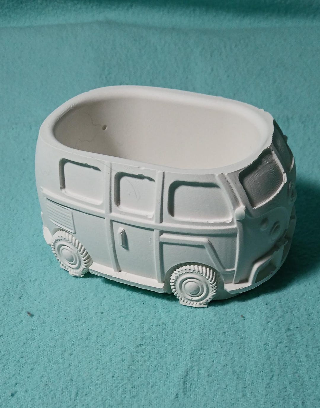 VW Bus Planter - Ready to Paint Plaster - Etsy