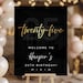 Acrylic Birthday Sign | Personalized Birthday Sign | Welcome Birthday ...