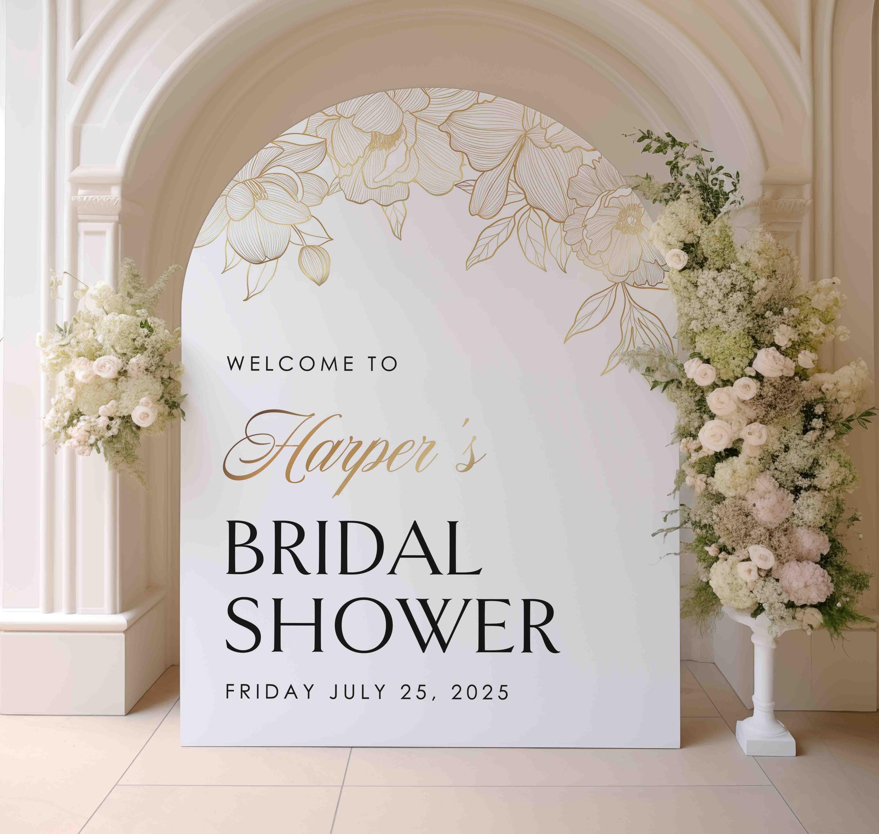 Bridal Shower Acrylic Sign | Acrylic Bridal Shower Welcome Sign ...