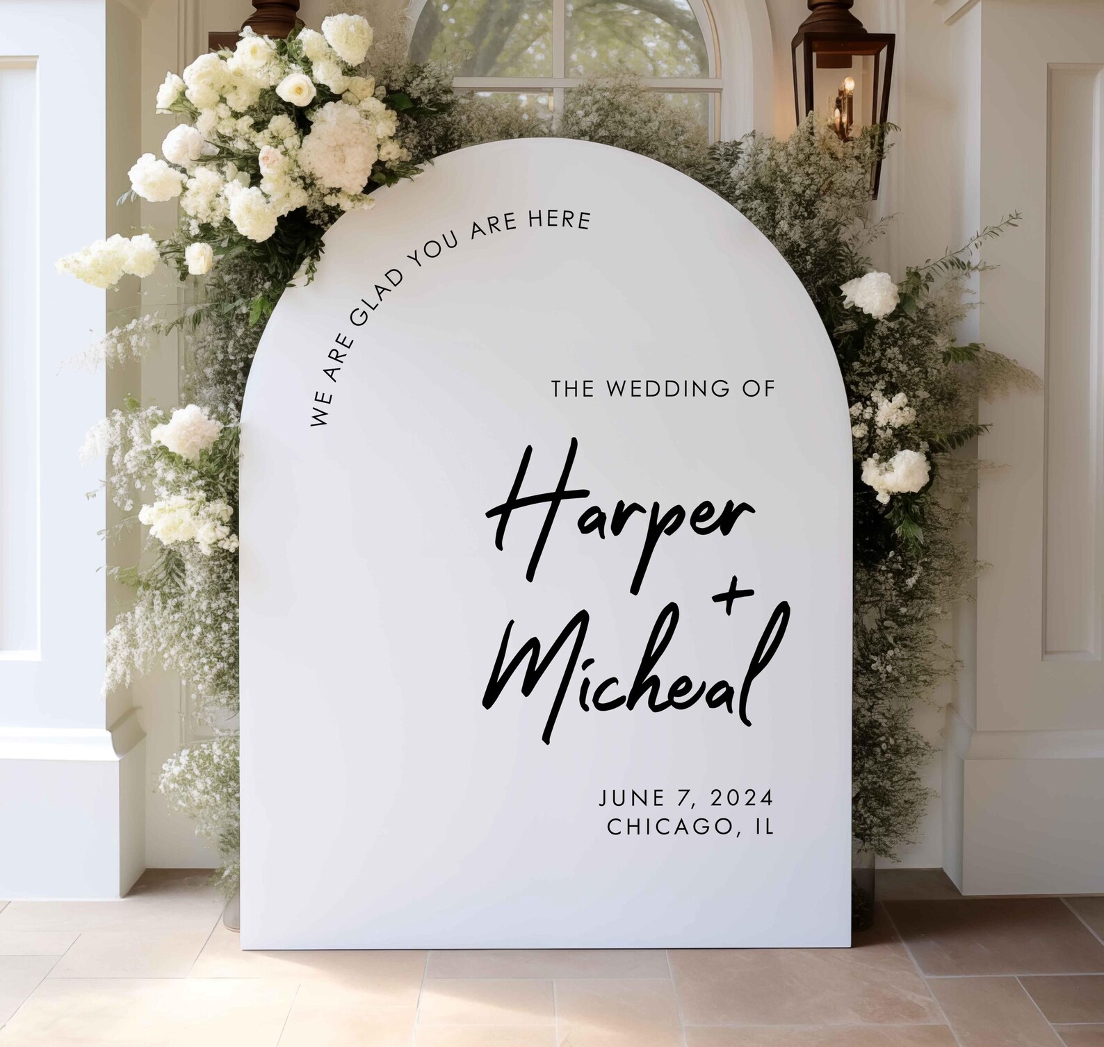 Acrylic Wedding Welcome Sign | Entrance Wedding Sign | Custom Wedding ...