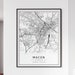 Schaumburg IL Street Map Print | Acrylic Schaumburg Map Print | Canvas ...