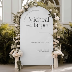 Acrylic Wedding Welcome Sign | Entrance Wedding Sign | Custom Wedding ...