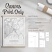 Dunmore PA Street Map Print | Acrylic Glass Dunmore Map Print | Canvas ...