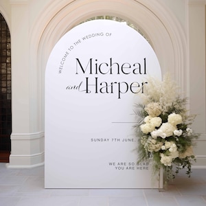Acrylic Wedding Welcome Sign | Entrance Wedding Sign | Custom Wedding ...
