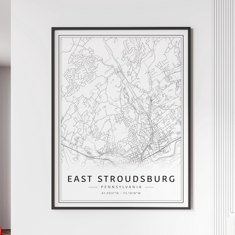 Printable Map Pa - Etsy