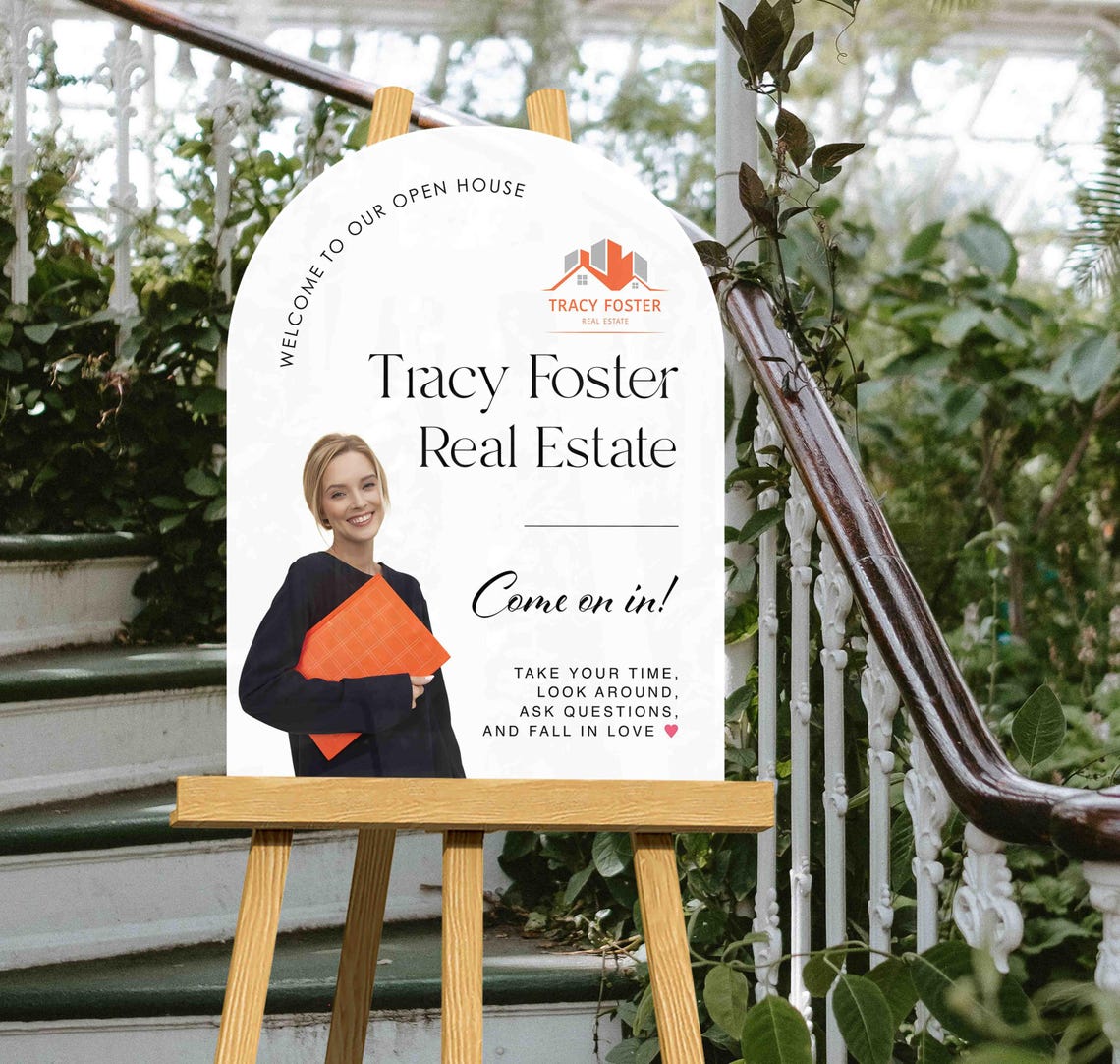 Acrylic Real Estate Sign | Open House Sign | Custom Open House Sign ...